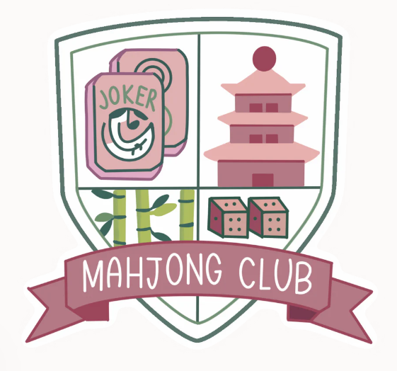 Mahjong Crest Sticker | Stitch-Stash